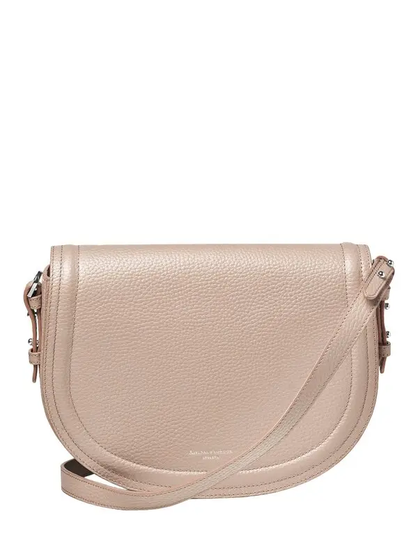 ASPINAL OF LONDON Leather Stella Cross-body Satchel - Neutral