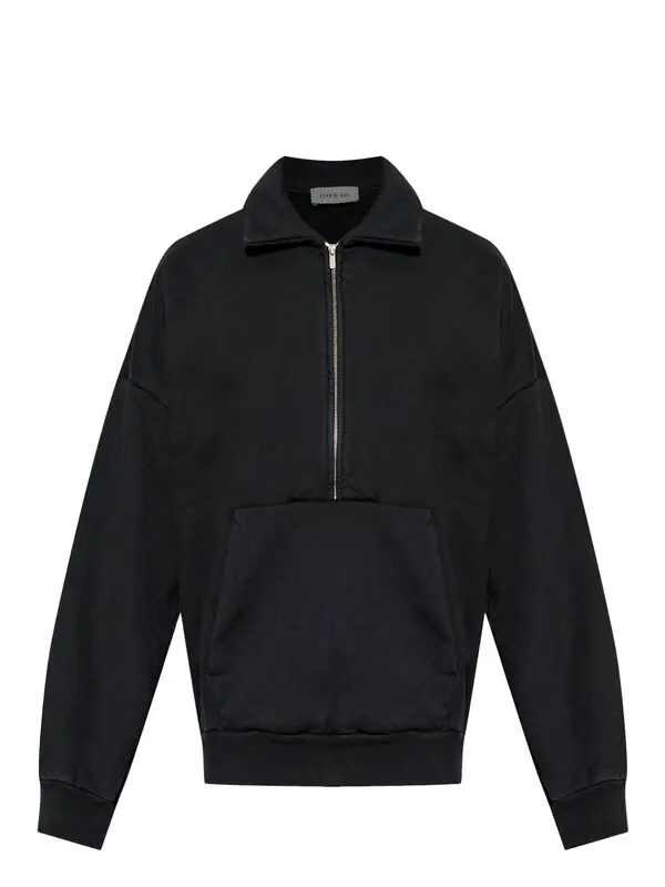 Fear Of God Kangaroo Pocket Sweatshirt - Black