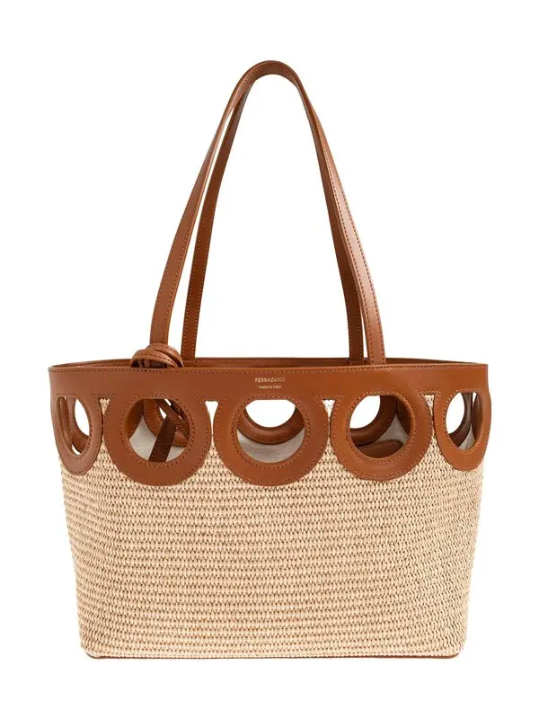FERRAGAMO Shopper Bag - Beige
