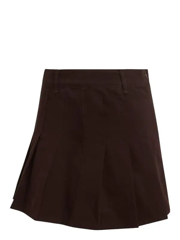 Adidas Twill Pleated Skirt - Aurora Coffee