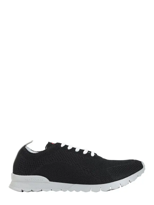 Kiton Lightweight Knit Sneakers - Black