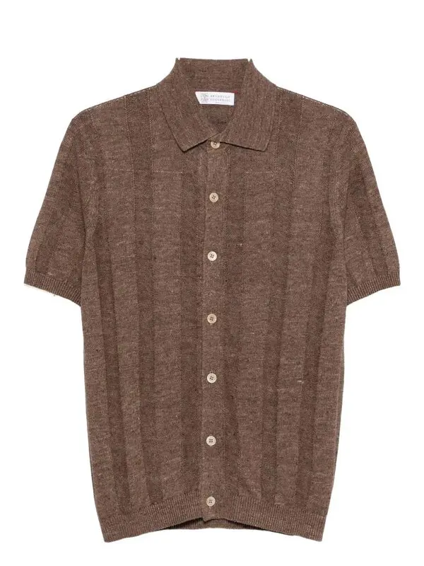 Brunello Cucinelli Linen And Cotton Blend Cardigan - Multicolor