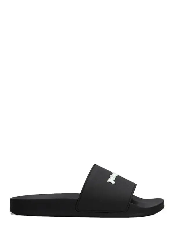 Palm Angels Logo Pool Slides - Multicolor