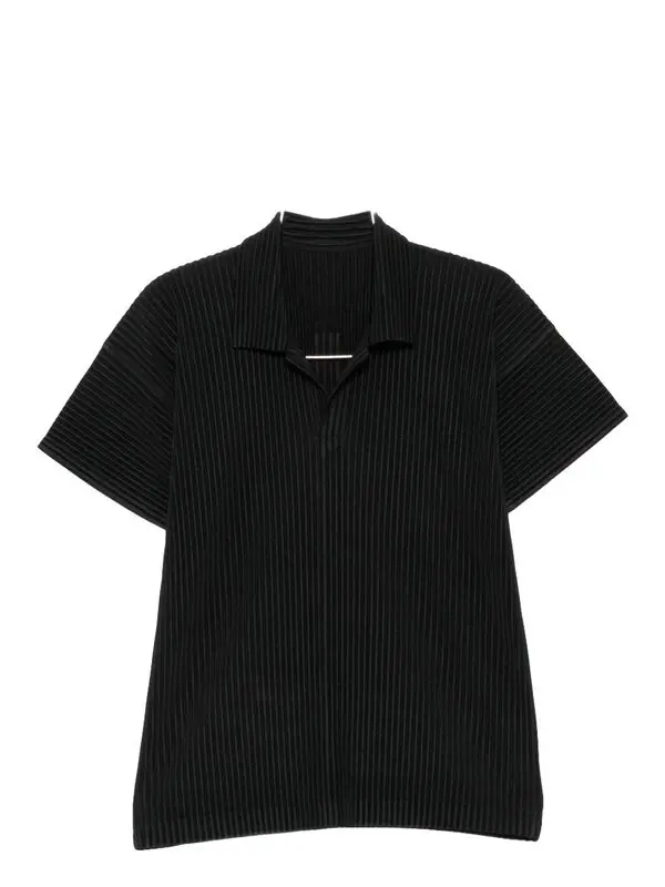 Issey Miyake Pleated Polo Shirt - Multicolor