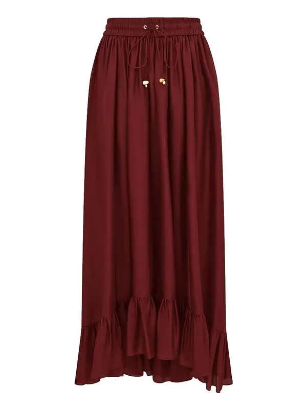 Zimmermann Aster Silk Maxi Skirt - Multicolor