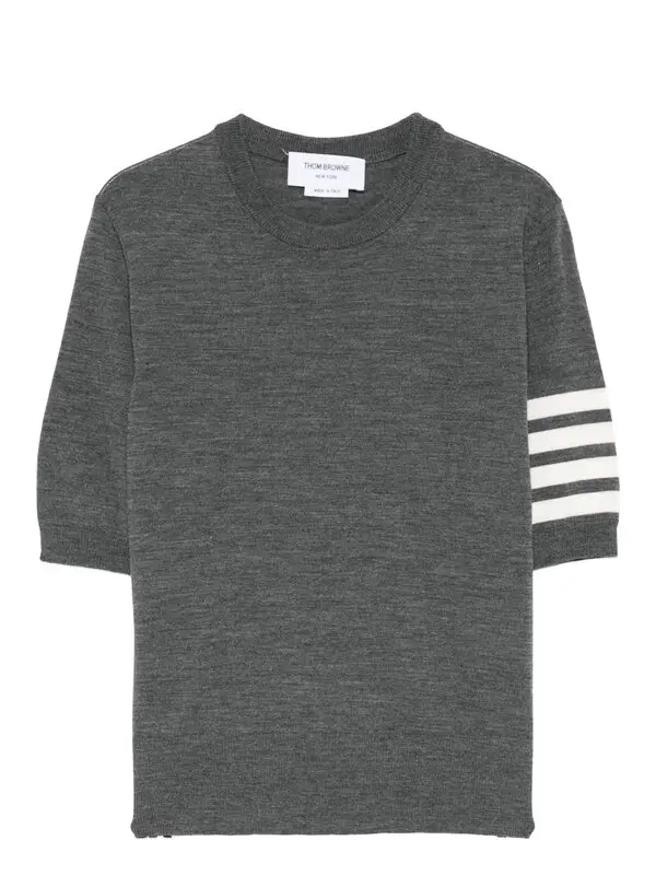 Thom Browne Wool Crewneck Sweater - Multicolor