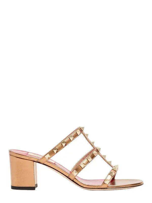 Valentino Garavani Rockstud Leather Sandals - Multicolor