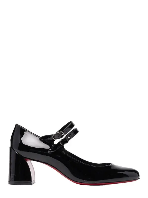 CHRISTIAN LOUBOUTIN Miss Jane Patent Leather Pumps - Multicolor