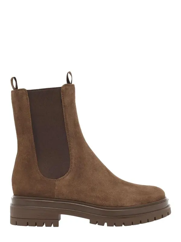 GIANVITO ROSSI Chester Suede Leather Boots - Multicolor