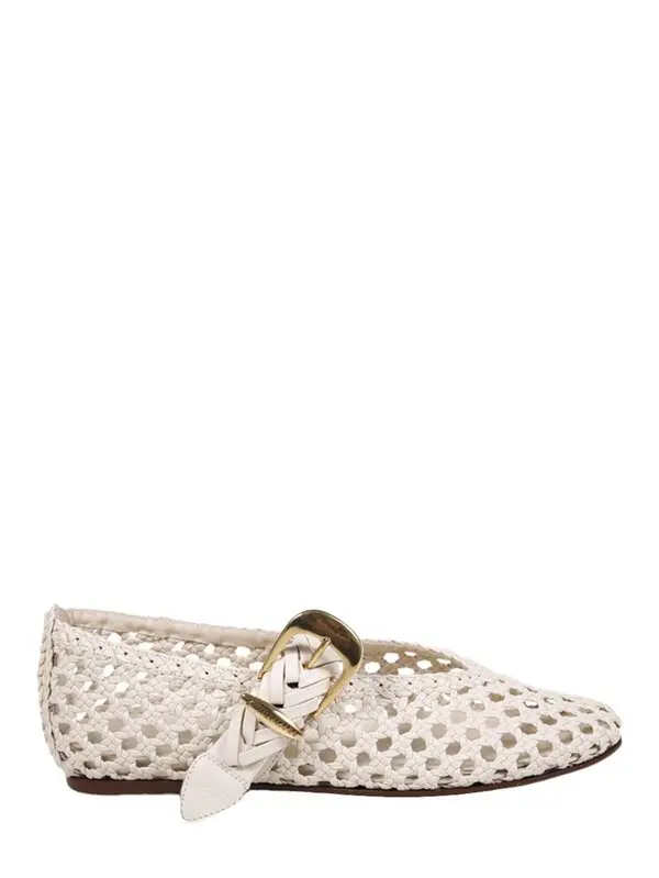 Zimmermann Alchemy Leather Ballerina Flats - Multicolor