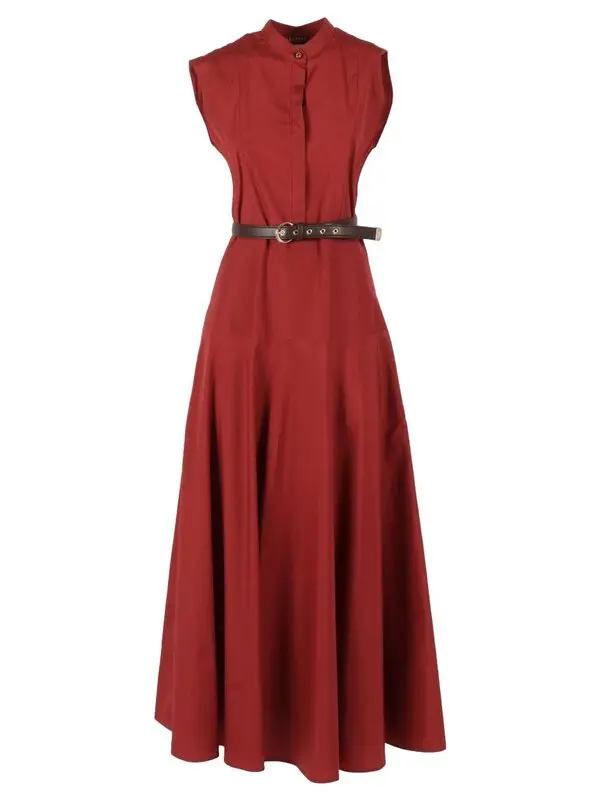 Max Mara Cotton Dress - Red