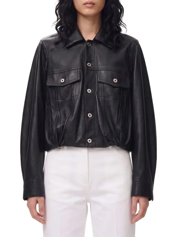 Loewe Lamb Leather Jacket - Black
