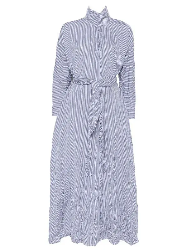 DANIELA GREGIS Striped Midi Dress - Multicolor