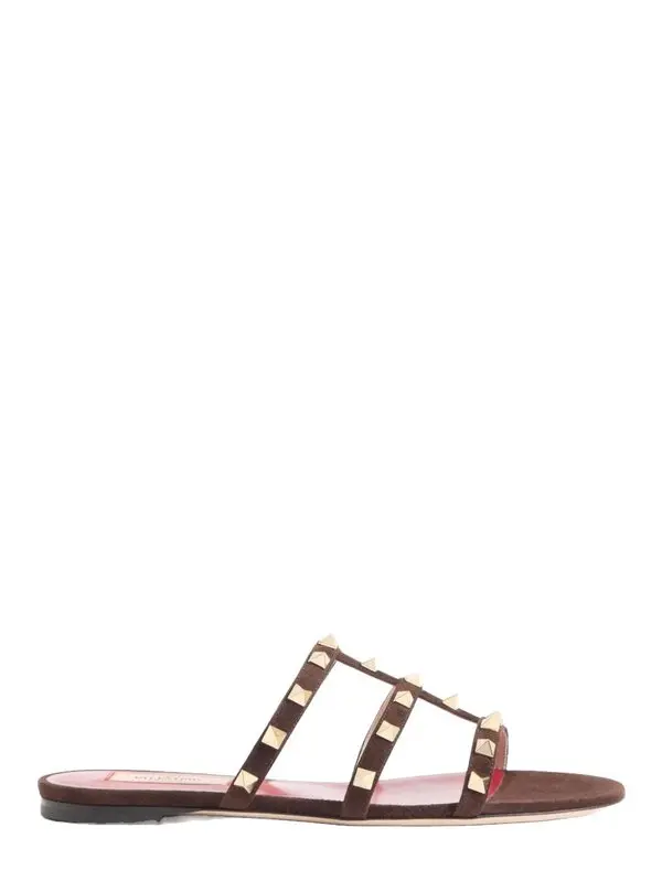 Valentino Garavani Rockstud Leather Sandals - Multicolor