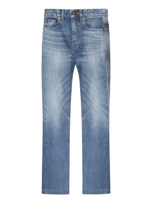 Celine Flared Denim Jeans - Multicolor