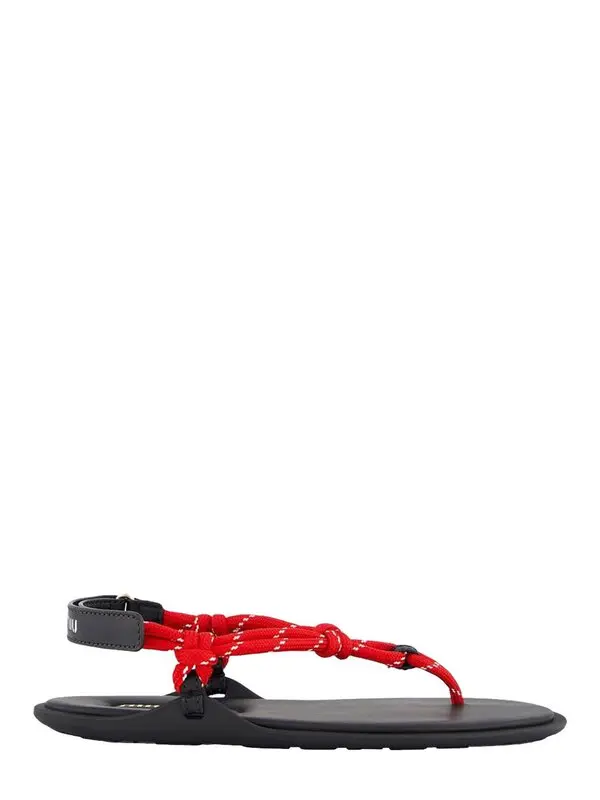 Miu Miu Heeled Sandal - Red