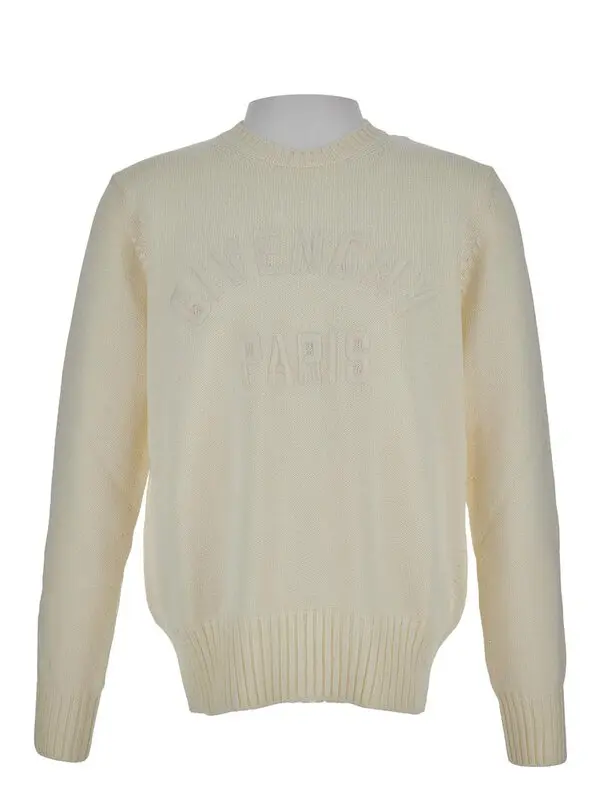 Givenchy Cotton Sweatshirt With Embossed Embroidery - Multicolor