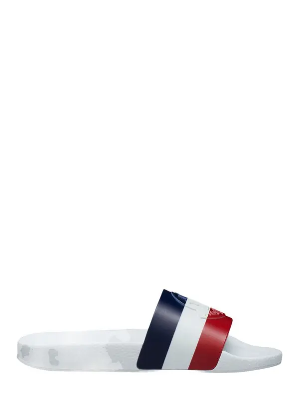 Moncler Tricolore Logo Slides - Multicolor