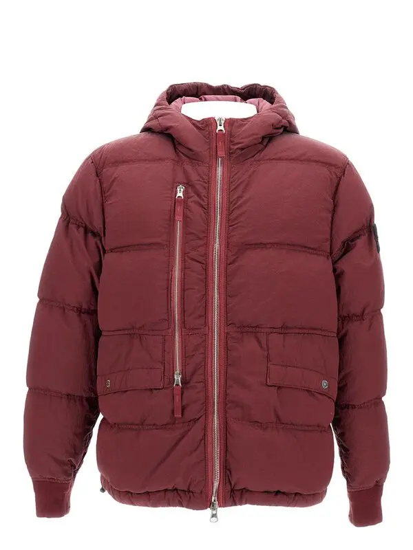 Stone Island Hooded Down Puffer Jacket - Multicolor