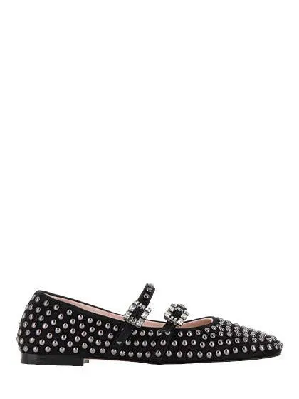 ROGER VIVIER Embellished Ballet Flats With Buckles - Multicolor