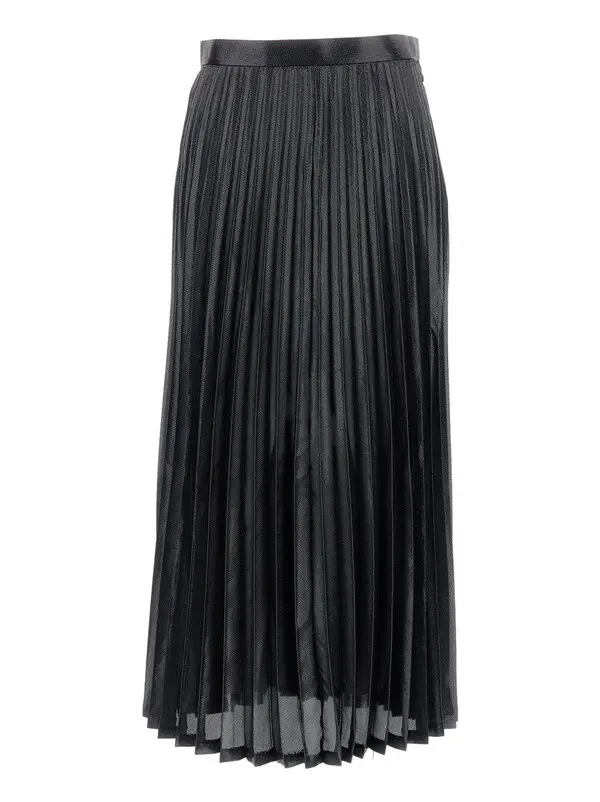 Junya Watanabe Pleated Midi Skirt - Multicolor