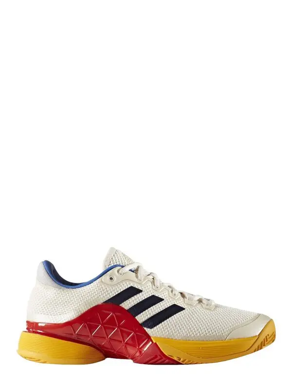 Adidas Pharrell X Barricade 2017 'golden Era' Athletic Sneakers - White