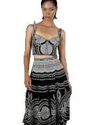 Charo Ruiz Ibiza Embellished Midi Skirt - Multicolor