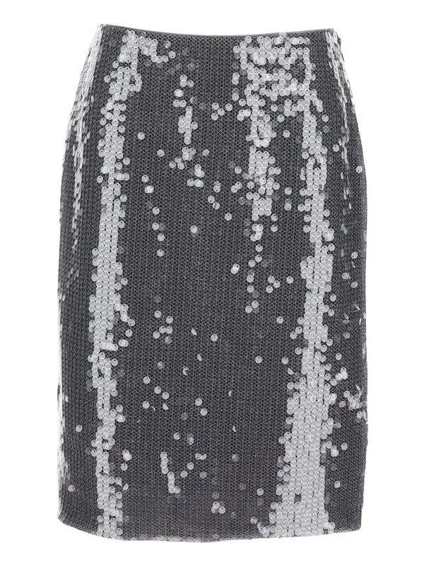 ROTATE BY BIRGER CHRISTENSEN Midi Skirt With Sequins - Multicolor