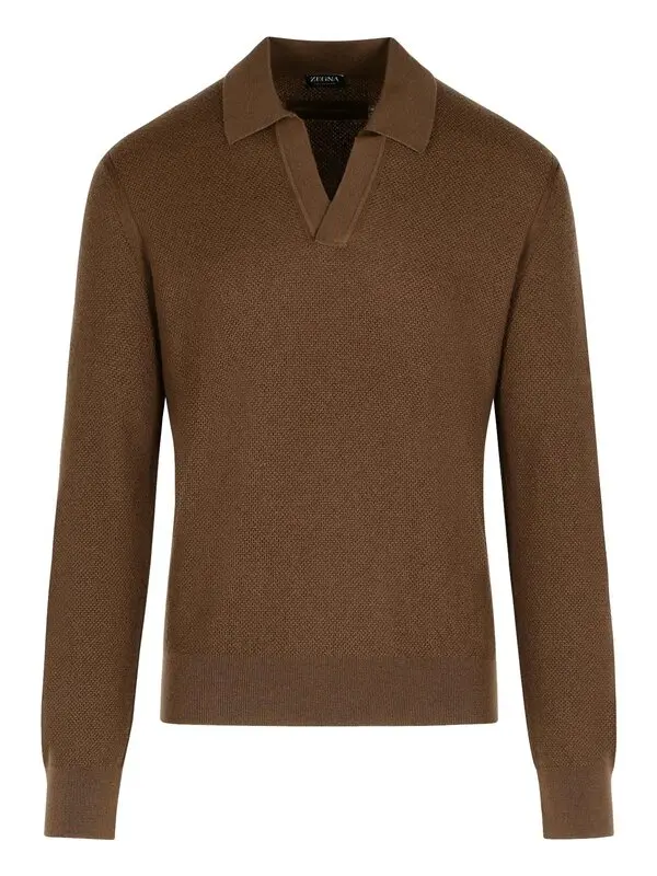 Zegna Oasi Cashmere Sweater - Brown