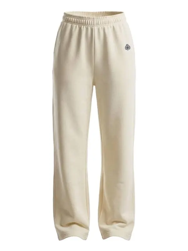 BE ATHLETICA Varsity Wide-leg Pants - White