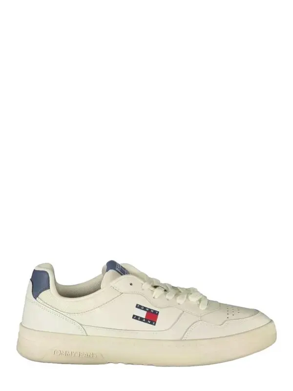 Tommy Hilfiger Logo Patch Lace-up Sneakers - Neutrals