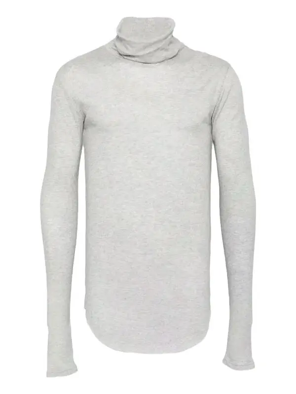 Balmain Roll-neck Long-sleeve Sweater - Grey