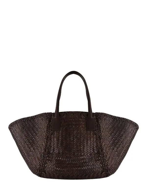 Dragon Diffusion Woven Top Handle Bag - Multicolor