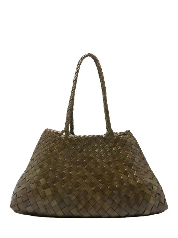 Dragon Diffusion Woven Top Handle Bag - Multicolor
