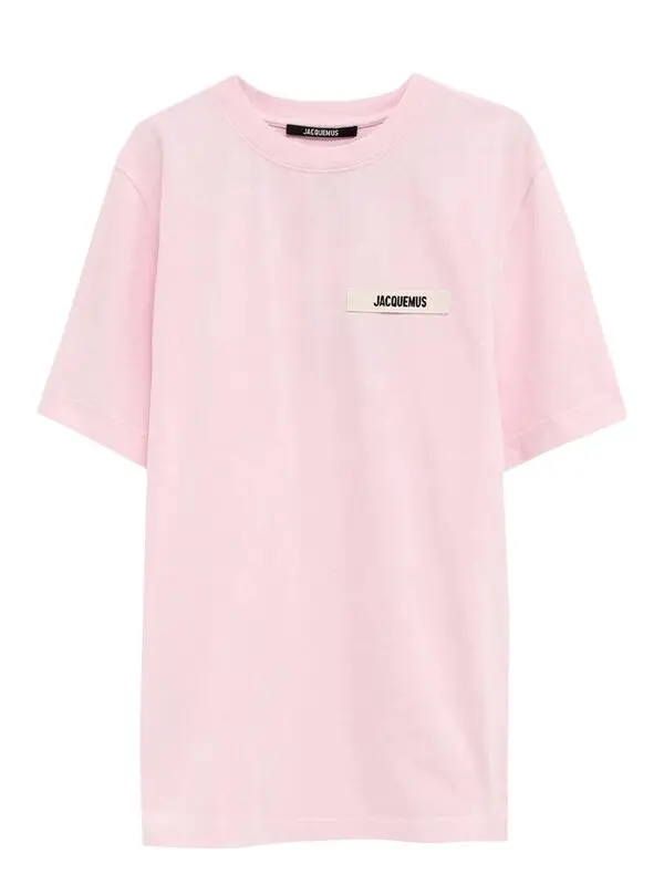 Jacquemus Le T-shirt Gros Grain In Cotton - Multicolor