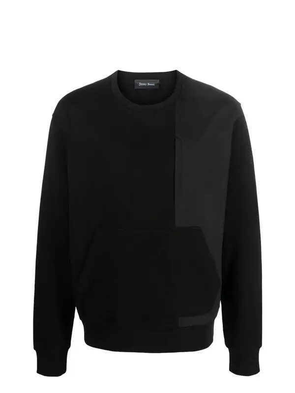 Herno Panelled Design Sweatshirt - Black