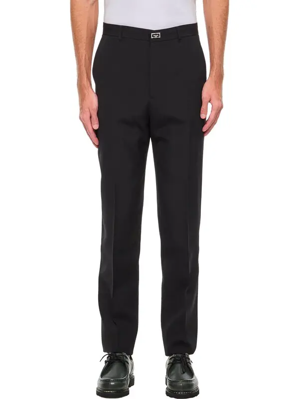 Givenchy Tailored Pants With Metal Detail - Multicolor