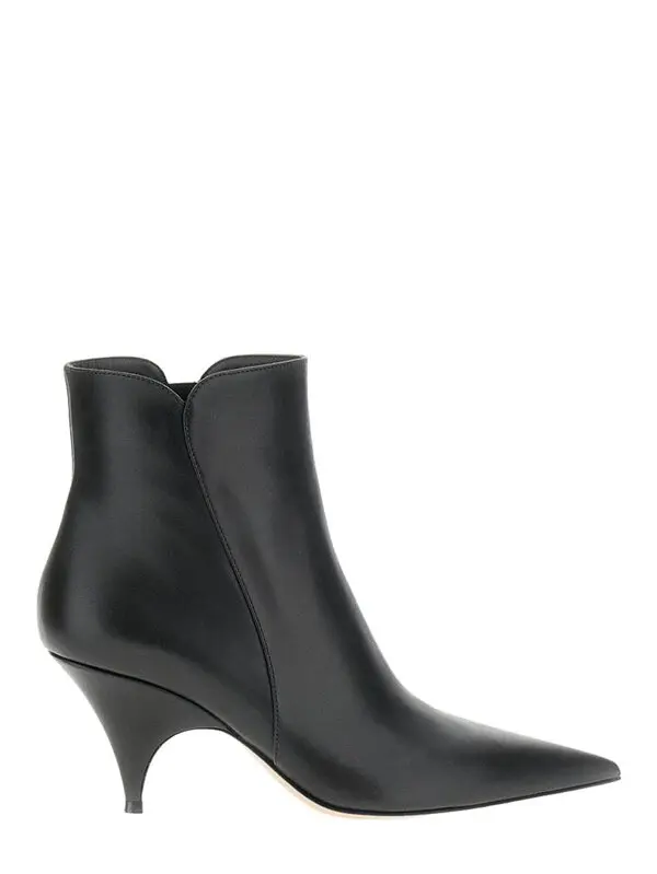 GIANVITO ROSSI Vitello Glove Ankle Boots - Multicolor