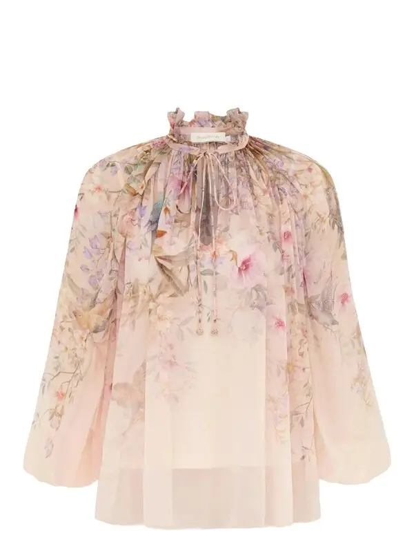 Zimmermann Rebellion Billow Blouse - Multicolor