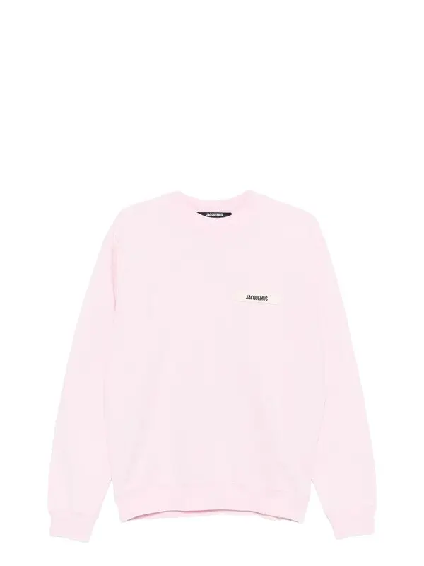 Jacquemus Le Sweatshirt Gros Grain Cotton Sweatshirt - Multicolor