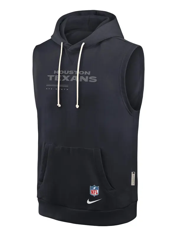 Nike Houston Texans Sleeveless Pullover Hoodie - Blue