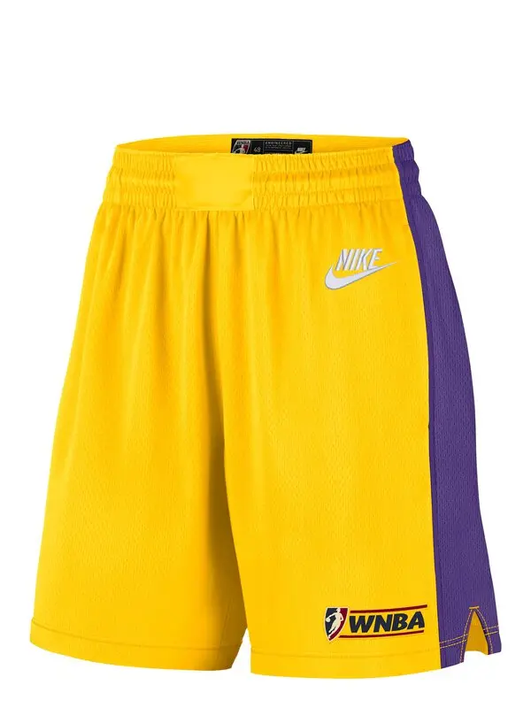 Nike Los Angeles Sparks Court Origins Dri-fit Victory Knee-length Shorts - Yellow