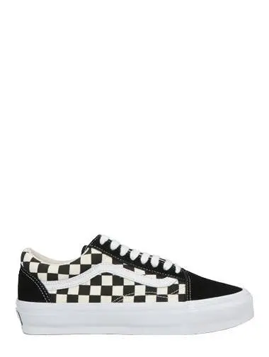 VANS Lx Old Skool Sneakers In Leather And Textile Fibers - Black
