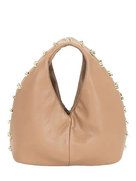 Dolce Vita Drea Studded Shoulder Bag - Taupe