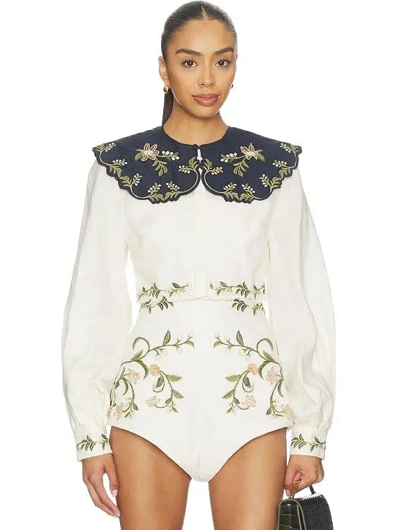Agua Bendita Cumbre Blouse - Cream