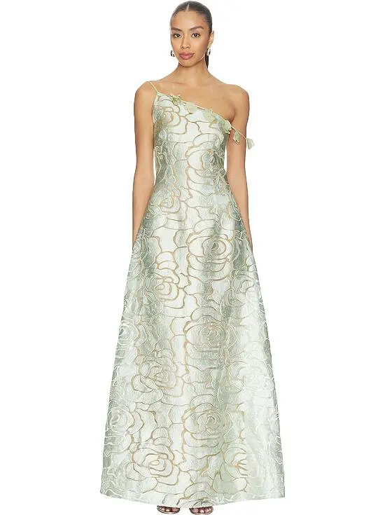 SONYA MODA Paloma Gown - Eden Lace Pistachio Mist