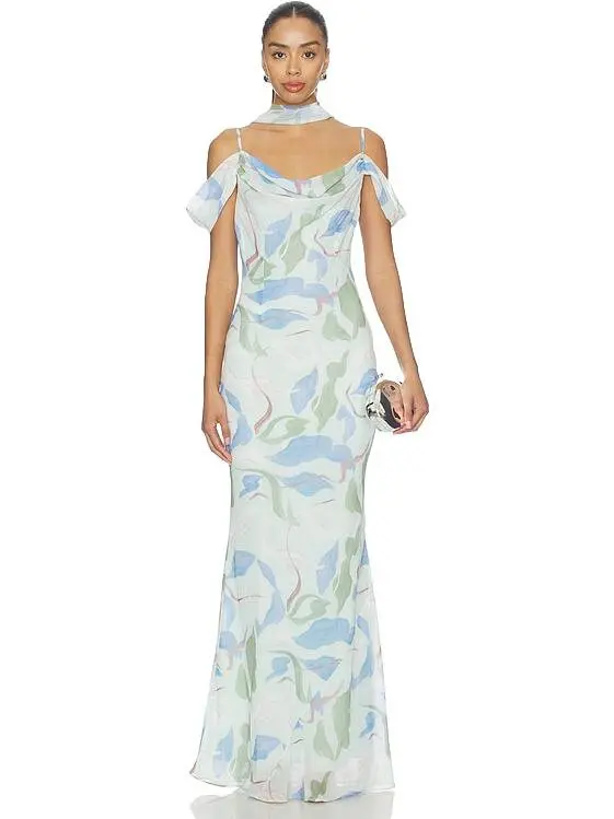 SONYA MODA Rosalie Dress - Mist Garden