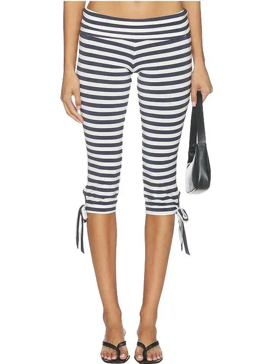 Caroline Constas Bailey Capri Pants - Navy
