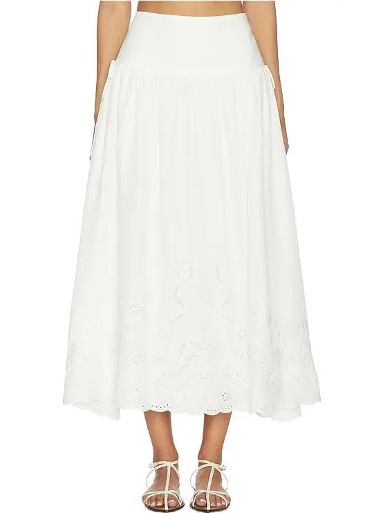 Astr The Label Stevie Skirt - White