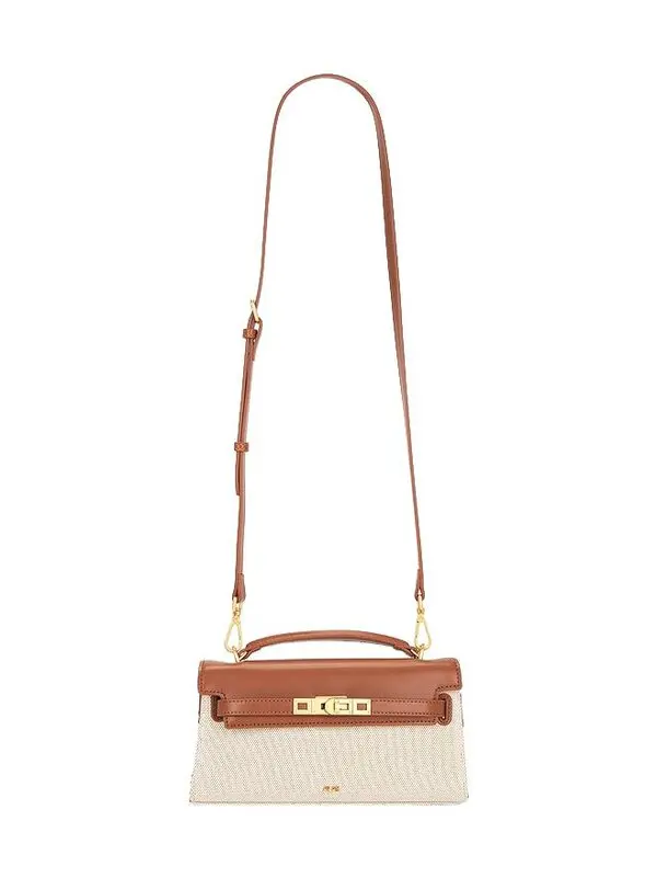 Jw Pei Noor Top Handle Bag - Brown Canvas
